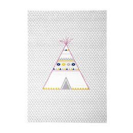 Art for Kids Kinderteppich Tipi