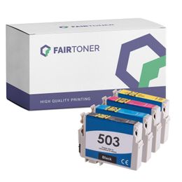 FairToner 4er Multipack Set kompatibel f&uuml;r Epson C13T09Q64510 / 503 Expression Home XP-5205 Druckerpatronen