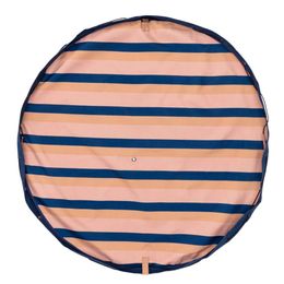 play & go Outdoor Spielsack Print Streifen Mokka