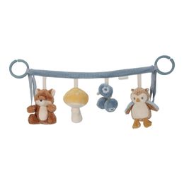 Little Dutch Kinderwagenkette, Babyschale Kette - Forest Friends, Blau