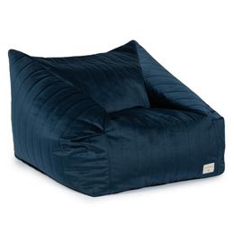 nobodinoz Sitzsack "Chelsea" Samt nachtblau