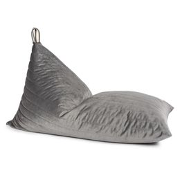 nobodinoz Sitzsack "Essaouira" Samt schiefergrau