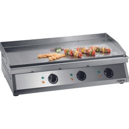 ich-zapfe Saro Griddleplatte aus Edelstahl, Fry Top 760 - Glatte Bratplatte