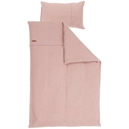 Little Dutch Kinderbettw&auml;sche uni rosa "Pure Pink" 100 x 135