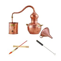 ich-zapfe Komplettset Destille, Destillierger&auml;t - Alembic Premium, Kupfer 2L