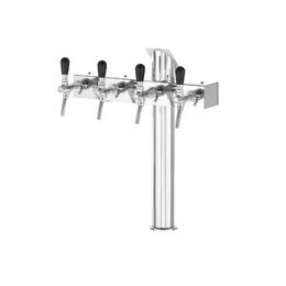 ich-zapfe Schanks&auml;ule, Bierzapfs&auml;ule - Tower T4, 4-leitig