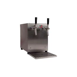 Gl&uuml;hweinzapfanlage, Getr&auml;nke-Durchlauferhitzer, 3kW, 2-leitig, mit integriertem Luftkompressor, Edelstahl-Geh&auml;use