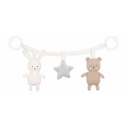 Jabadabado Kinderwagenkette, Kinderwagen Spielzeug - Teddy & Bunny