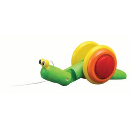 Plan Toys - Nachziehtier - Schnecke, Gummibaumholz
