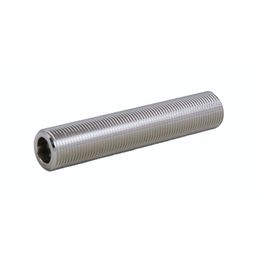 ich-zapfe Gewindestutzen, Gewinderohre - einseitig Einstich, NW 7mm - 5/8" Gewinde, 55mm, CNS.