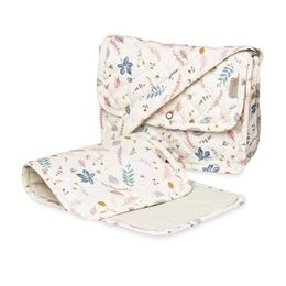 Cam Cam Puppen Wickeltasche Bl&auml;tter rosa