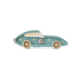 little lights Led Deko Kinderlampe Mini Rennwagen blau