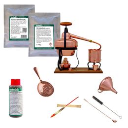 ich-zapfe Komplettset Destille, Destillierger&auml;t - mit Zubeh&ouml;r und G&auml;rhilfsmittel 1,25L