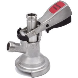 ich-zapfe Flach Zapfkopf, Keg Anschluss - Micro-Matic, Reihenschaltung (CNS)