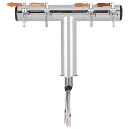 ich-zapfe Schanks&auml;ule, Bierzapfs&auml;ule - Modell Lindr Cold Bridge T4, Elegante & Hochwertige f&uuml;r Bars & Restaurants, Zapfhahn NOSTALGIE