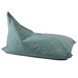 nobodinoz Sitzsack "Essaouira" goldenes Konfetti gr&uuml;n