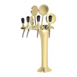 ich-zapfe Schanks&auml;ule, Bierzapfs&auml;ule 4-leitig - Elegante & Hochwertige f&uuml;r Bars & Restaurants, "Topp-Qualit&auml;t!"