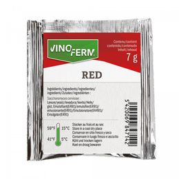 ich-zapfe Weinhefe, Trockenhefe Wein - Vinoferm, Red, 7g