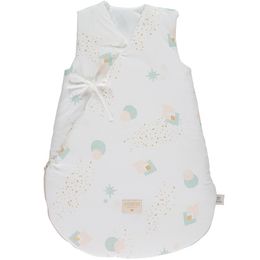 nobodinoz Babyschlafsack "Cloud" geometrische Formen aqua weiss