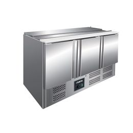 ich-zapfe Saro Saladette, Zubereitungstisch mit 3 T&uuml;ren - Modell BALDUR S 903