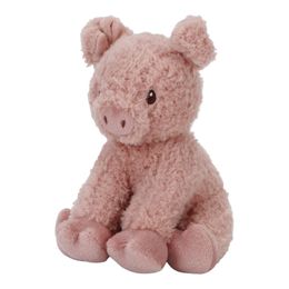 Little Dutch Kuscheltier, Pl&uuml;schtier, Stofftier Schwein - Little Farm, aus weichem Stoff - Perfekt zum Spielen & Schmusen, 17cm