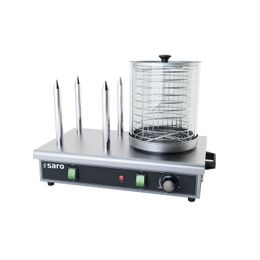 ich-zapfe Hot Dog Maker, Bockwurstw&auml;rmer, W&uuml;rstchenw&auml;rmer, Hot Dog Steamer - Modell HW 2, Edelstahl