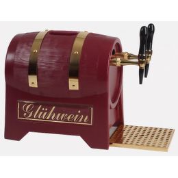 Gl&uuml;hweinzapfanlage, Getr&auml;nke durchlauferhitzer - Special Edition Rot-Gold mit selbstansaugender Pumpe, 1-leitig 3 kW