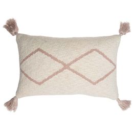 Lorena Canals Kissen gestrickt "Oasis" klein rosa