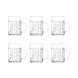 ich-zapfe Bierglas, Bierkrug, Ma&szlig;krug, Bierseidel 6er Set Biergl&auml;ser, Kaiser - 0,3 Liter