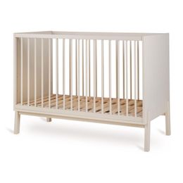 Quax Ashi Babybett 120x60 cm &ndash; H&ouml;henverstellbares Gitterbett mit Stil | Modernes Kinderbett aus Massivholz