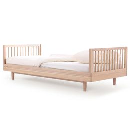 nobodinoz Einzelbett "Pure" Eiche massiv