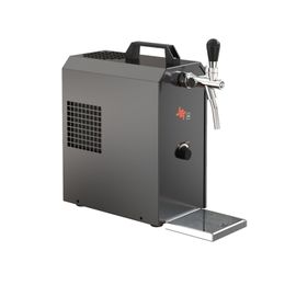 ich-zapfe Zapfanlage, Bierzapfanlage JET 30K Bierkoffer mit Luftpumpe Durchlaufk&uuml;hler 1-leitig Trockenk&uuml;hler, bis zu 30 Liter/h