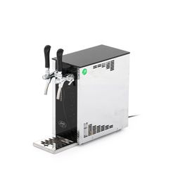 ich-zapfe PYGMY 25/k Exclusive, 2 leitig * Trockenk&uuml;hler * Bierzapfanlage * Zapfanlage ohne CO2 * Luftkompressor