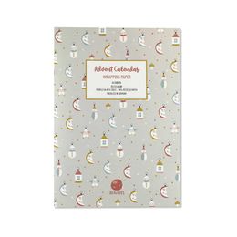 Ava & Yves Geschenkpapier Adventskalender Weihnachtstraum