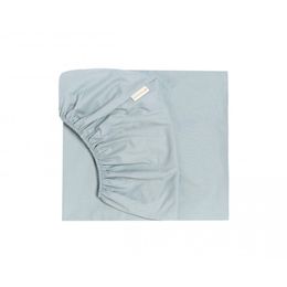 nobodinoz Spannbettlaken, Bettlaken Babybett - Tibet, Soft blau