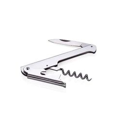 ich-zapfe Kellnermesser, Sommeliermesser mit Kapselheber - Vernickelt 11 cm - Professioneller Korkenzieher f&uuml;r m&uuml;heloses Wein&ouml;ffnen