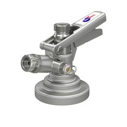 ich-zapfe Zapfkopf, Keg Verschluss f&uuml;r KeyKeg F&auml;sser - Mit Sicherheitsventil & Edelstahl-F&uuml;hler f&uuml;r Bier, Wein & Softdrinks