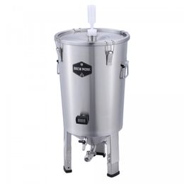 ich-zapfe G&auml;rbeh&auml;lter, Getr&auml;nkefass - Brew Monk - Edelstahl, 30L, Ausgestattet mit konischem Boden