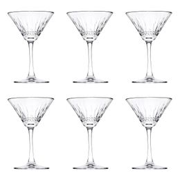 ich-zapfe Cocktailgl&auml;ser, Trinkgl&auml;ser 6er-Set - Elysia, 220 ml - elegantes Design, sp&uuml;lmaschinenfest, ideal f&uuml;r Cocktails
