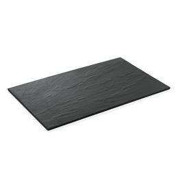 ich-zapfe Servierbrett, Buffetplatte GN 1/1, Melamine Schiefer - Granitoptik