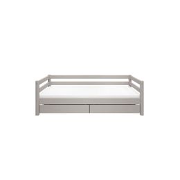 Flexa Classic Kinderbett, Einzelbett - Gem&uuml;tliches Sofa-Bett mit 2 Schubladen & Skandinavischem Design, 90x200 cm