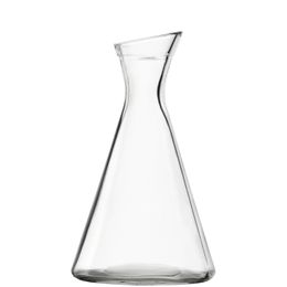 ich-zapfe Wasserkaraffe, Glaskaraffe, Weinkaraffe - Pisa, 1L, Elegant & Vielseitig | Wasser, Wein, Limonade & mehr