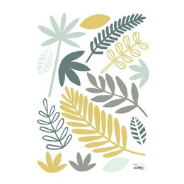 lilipinso Wandsticker A3 Bl&auml;ttersortiment gr&uuml;n blau