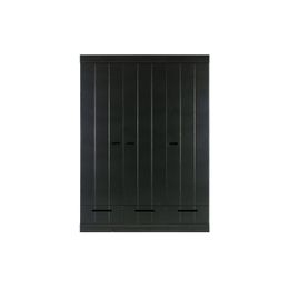 WOOOD - Schrank Connect, 3-t&uuml;rig, mit 3 Schubladen, Kiefer, 195x140x53 cm