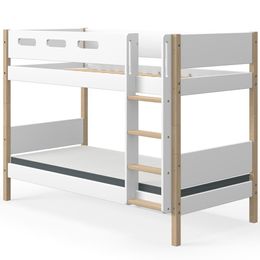 Flexa Nor Etagenbett wei&szlig; / Eiche