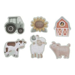 Little Dutch Puzzle-Set - 6-teiliges Lernspielzeug f&uuml;r Kinder ab 2 Jahren