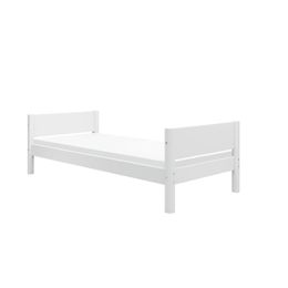 Flexa Einzelbett, Juniorbett f&uuml;r Kinder und Jugendliche &ndash; MDF und Kiefer, 90x200 cm
