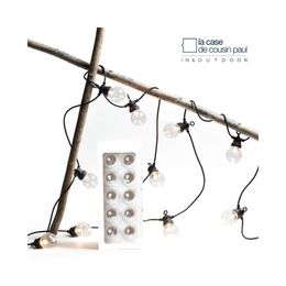 Cousin Paul Lichterkette Outdoor LED transparent