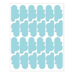 tresxics Wandsticker Wolken blau