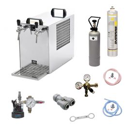 ich-zapfe Komplett Set Wassersprudler, Wasserspender, Trinkwassersprudler - Soda Kontakt 70, 2-ltg.